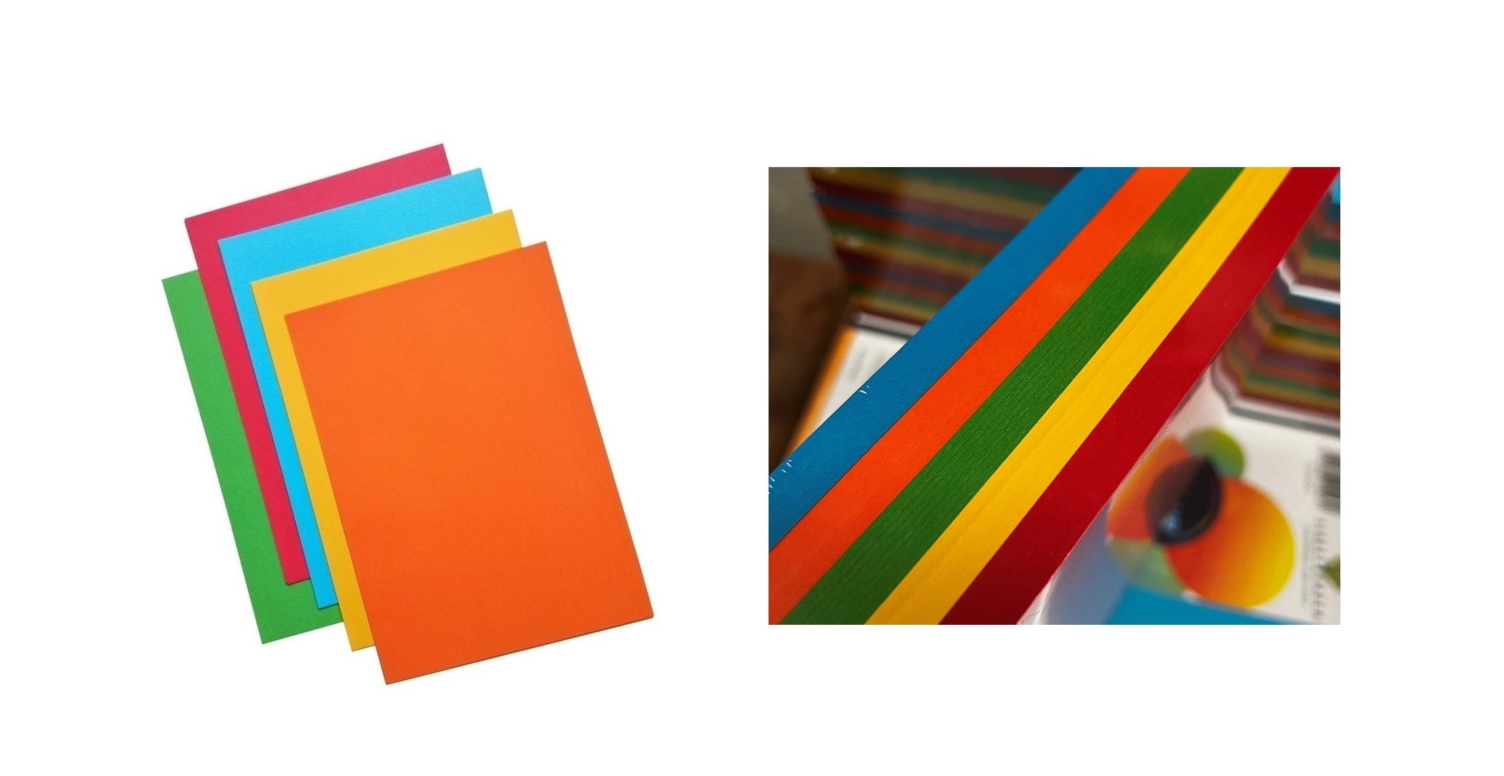 A4 - Bright 5 Colour Card 160gsm - 250's – Educational Essentials Ltd