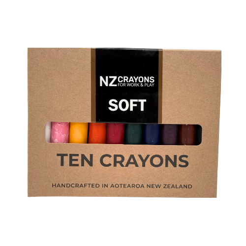 Retsol Soft Wax Crayons - Assorted 10's – Educational Essentials Ltd