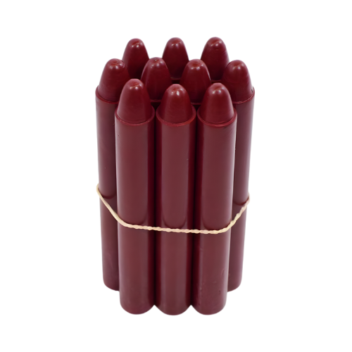 Retsol Hard Wax Crayon - Crimson 10's – Educational Essentials Ltd