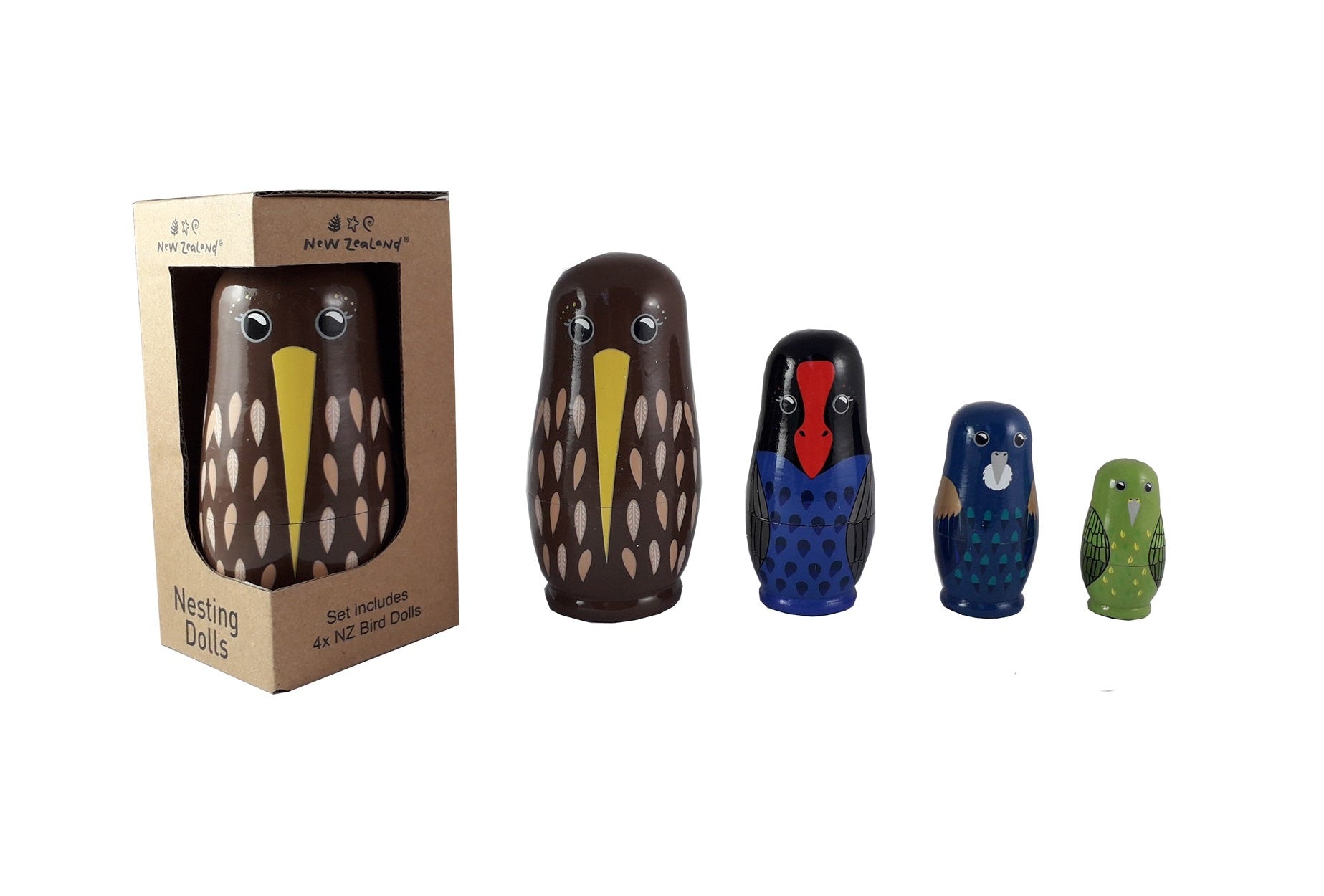 Nesting Dolls NZ Birds – Educational Essentials Ltd